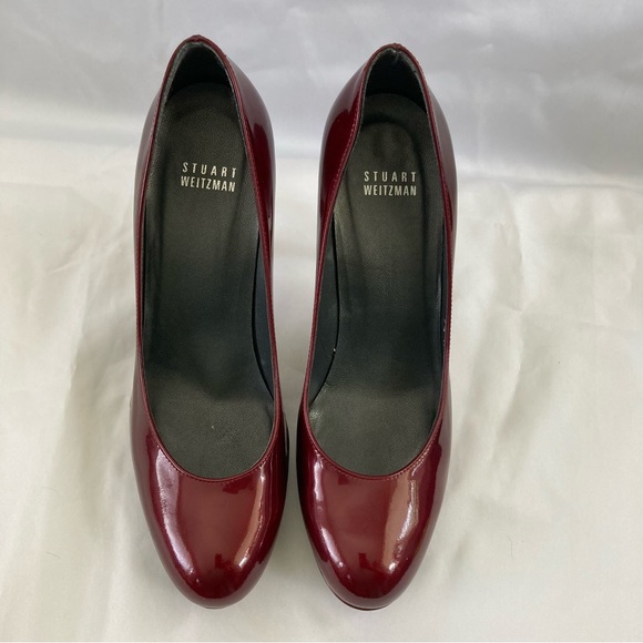 Stuart Weitzman | Shoes | Stuart Weitzman Red Patent Leather Pumps ...